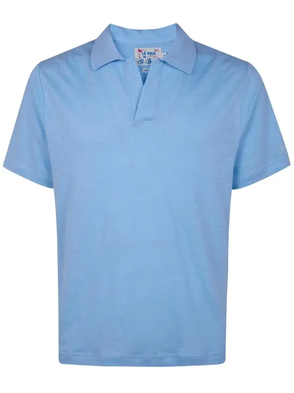 MC2 SAINT BARTH Linen Polo Shirt