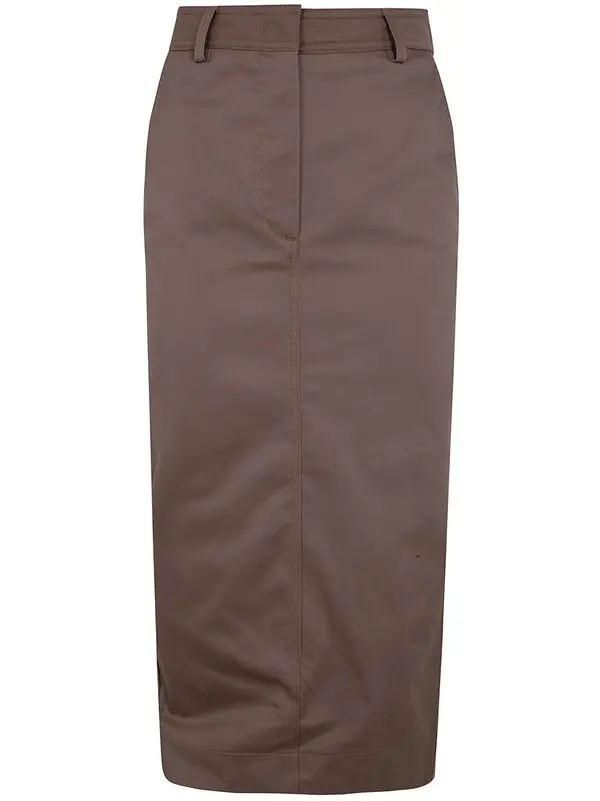 THELATEST Cotton Gabardina Skirt