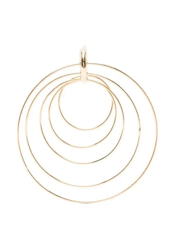 PANCONESI Pierced Serpent Hoops - Metallic