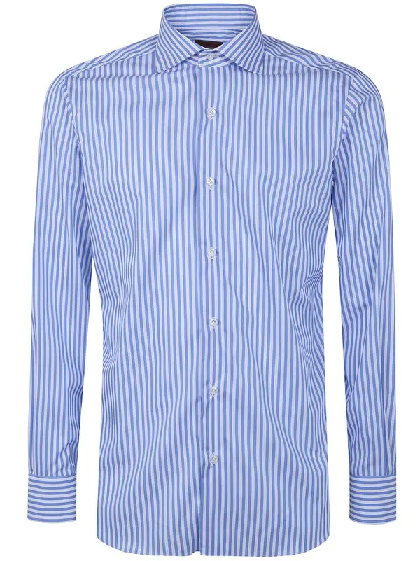 BARBA NAPOLI Classic Popeline Stripes Shirt