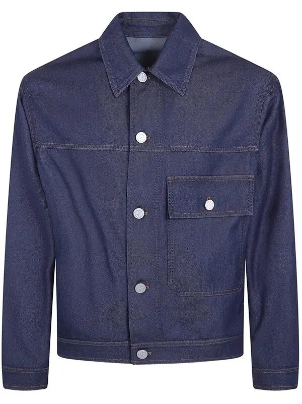 Giorgio Armani Classic Denim Jacket - Blue