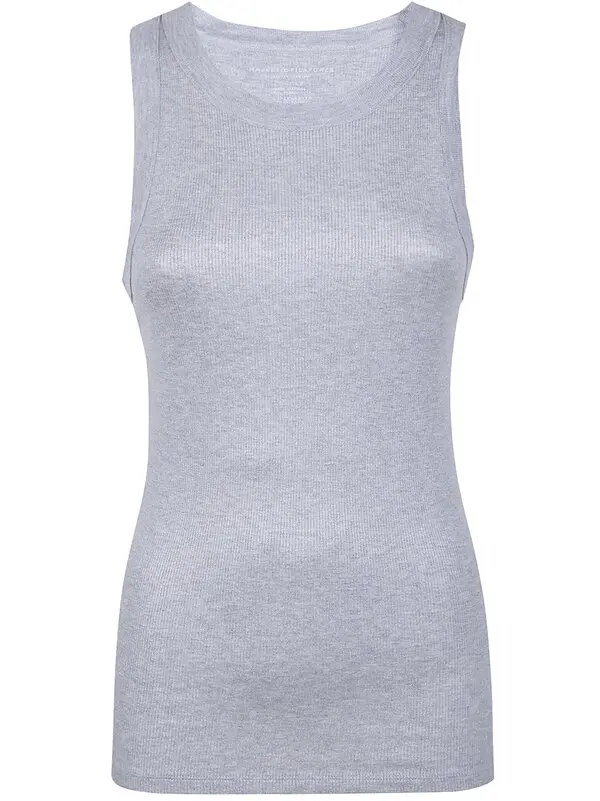 Majestic International Lurex Tank - Gray