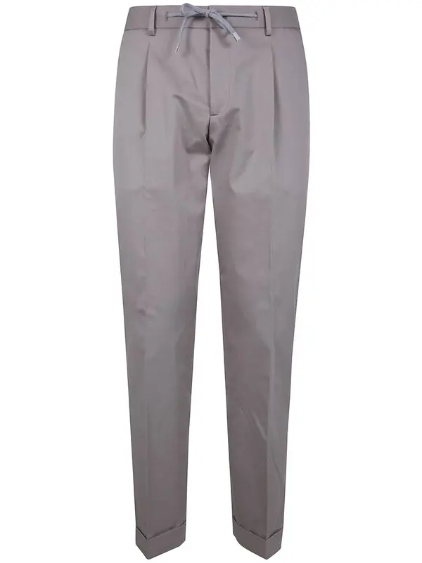 BARBA NAPOLI Roma Chino Trousers - Gray