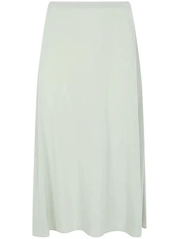 Aspesi Midi Silk Skirt - Green