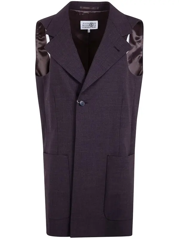MAISON MARGIELA Jacket Neck Long Gilet