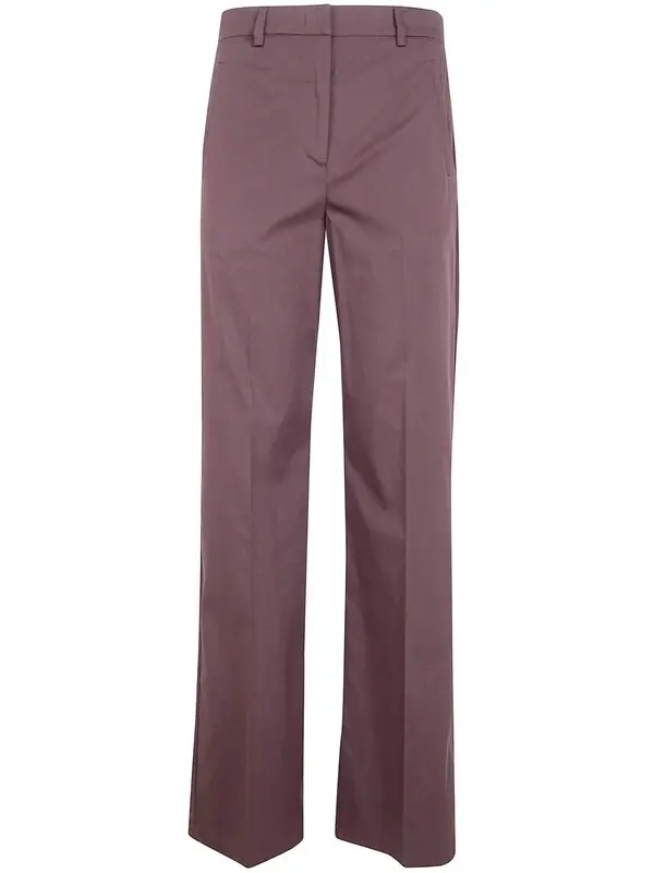 BLUGIRL Straight Fit Trousers - Brown