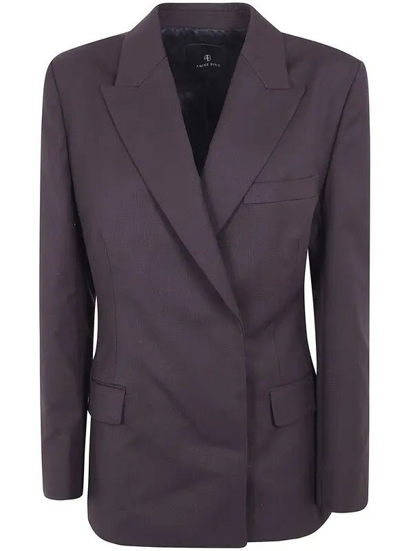 ANINE BING Aretha Blazer Jacket - Brown