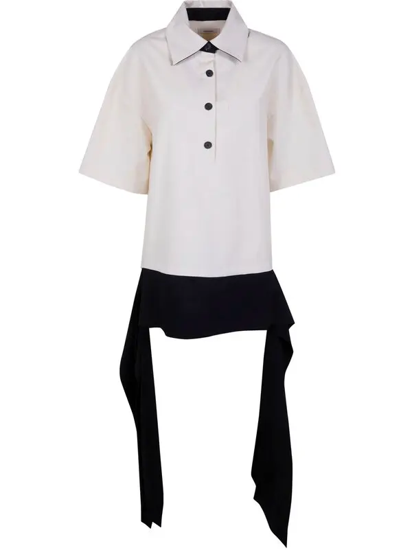 ENTIRE STUDIOS Polo Top - Beige