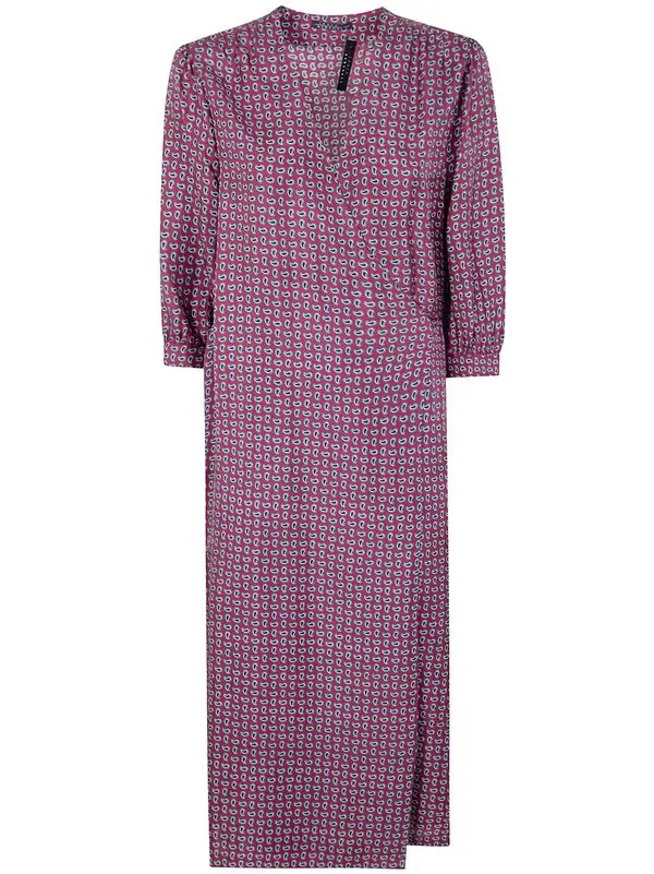 LAURA URBINATI Silk Twist Dress - Red