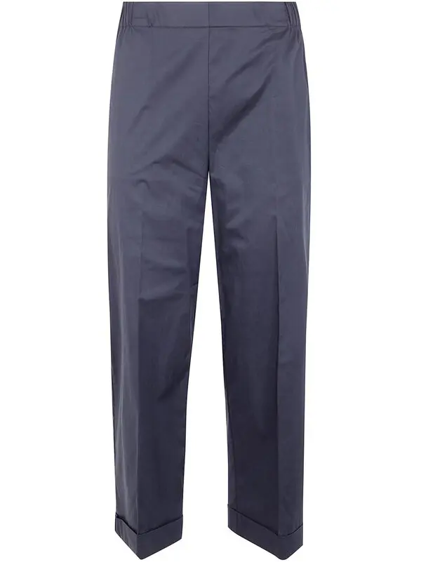 Liviana Conti Barrel Leg Trousers - Black