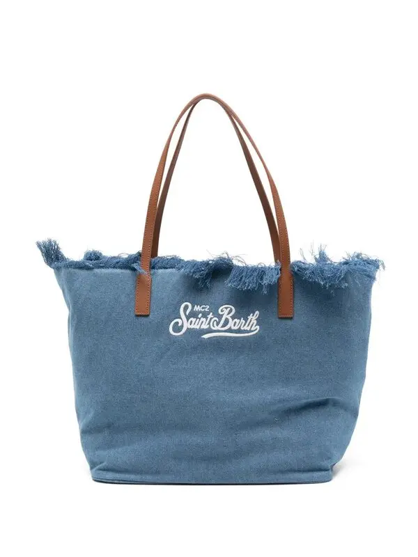 MC2 SAINT BARTH City Fringe Handbag - Blue