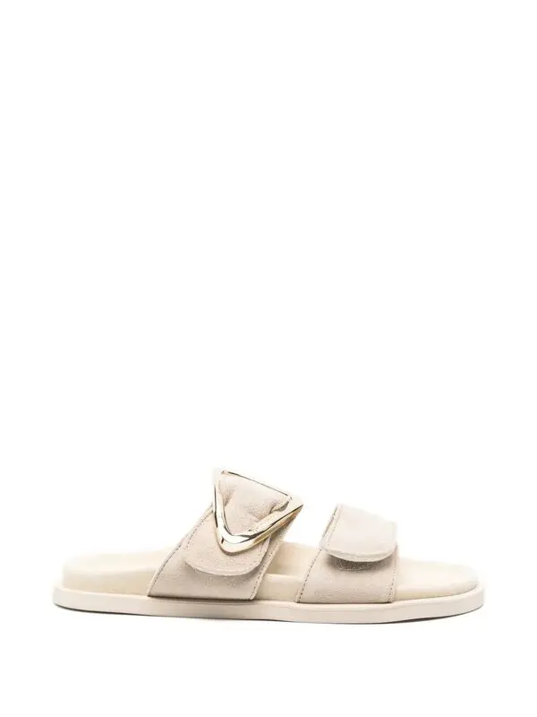 Inuikii Dreamer Buckle Slippers - Gray