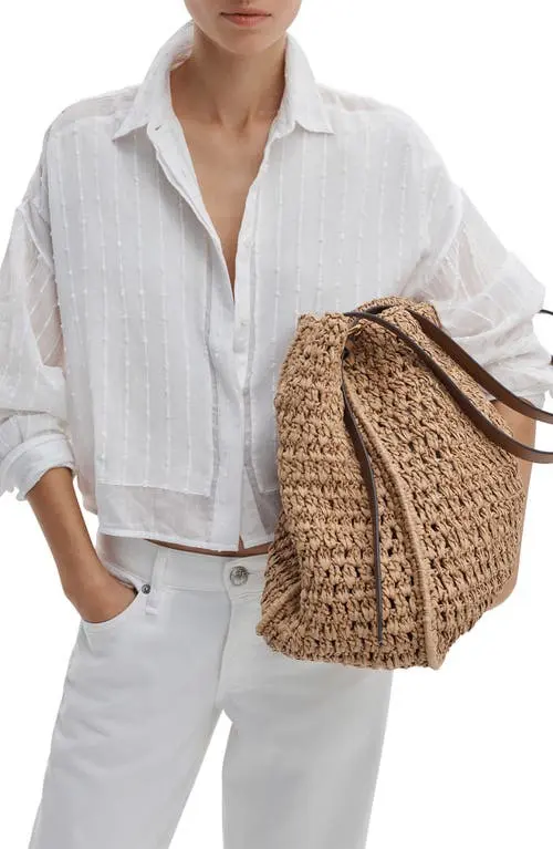 Rag & Bone Marin Combo Button-up Shirt - White