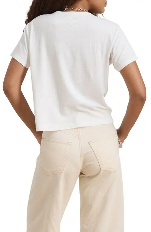 ALEX MILL Garcon Linen Blend T-shirt - White