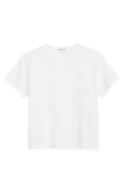 ALEX MILL Garcon Linen Blend T-shirt - White