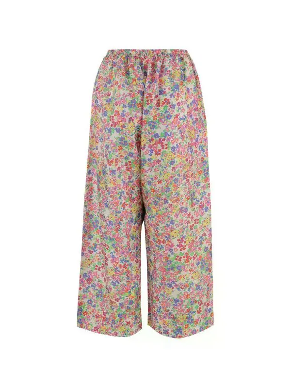Pero Floral-pattern Silk Trousers