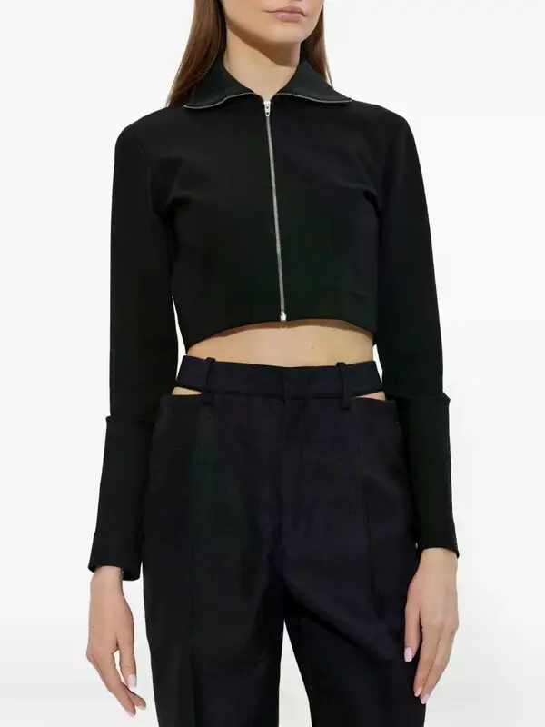 JIL SANDER Zip-up Cropped Jacket