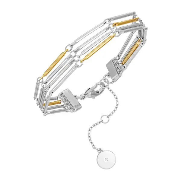 Vince Camuto Multi Row Bracelet - Two Tone