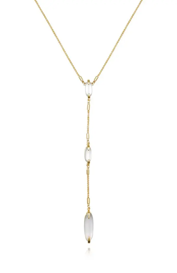 Vince Camuto Long Goldtone Pendant Necklace - Gold Tone