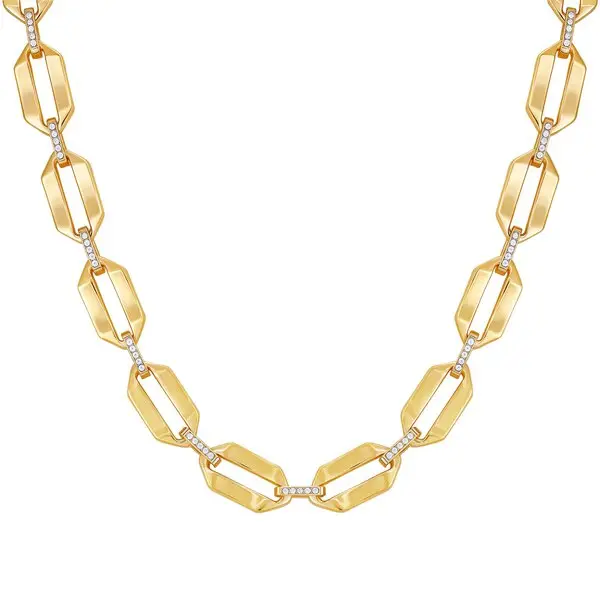 Vince Camuto Statement Goldtone Link Necklace - Two Tone