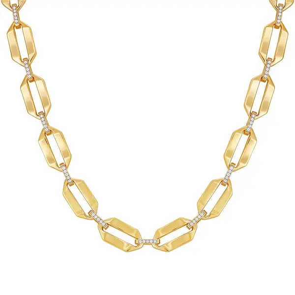 Vince Camuto Statement Gold-tone Link Necklace - Two Tone