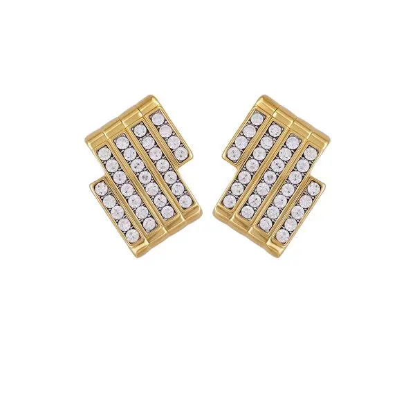 Vince Camuto Stud Earrings With Crystal Bar