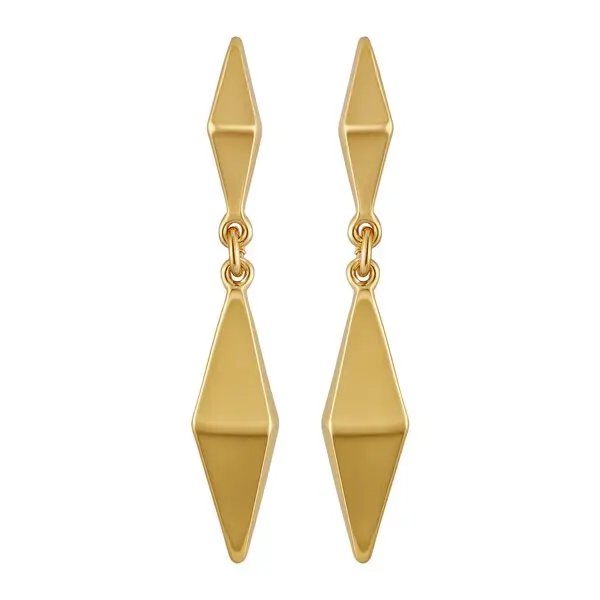 Vince Camuto Geometric Goldtone Drop Earrings - Gold Tone