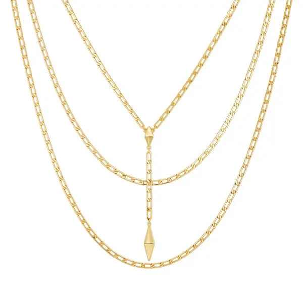 Vince Camuto 3-piece Chain Necklace Set - Gold Tone