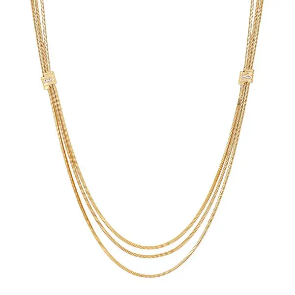 Vince Camuto Multi Strand Necklace - Two Tone