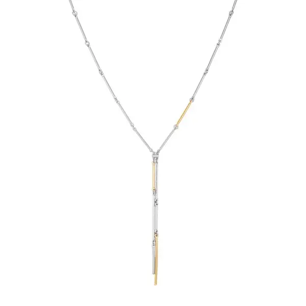 Vince Camuto Bar Pendant Necklace - Two Tone