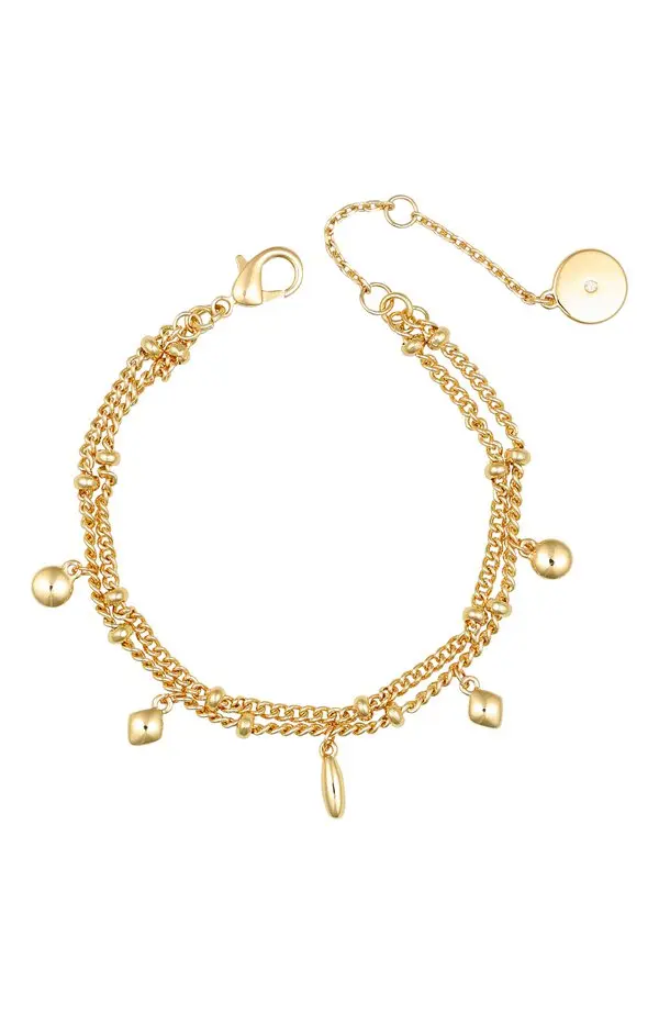 Vince Camuto Gold-tone Charm Bracelet - Gold Tone