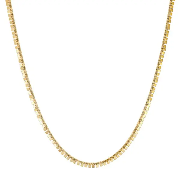 Vince Camuto Geometric Chain Necklace - Gold Tone
