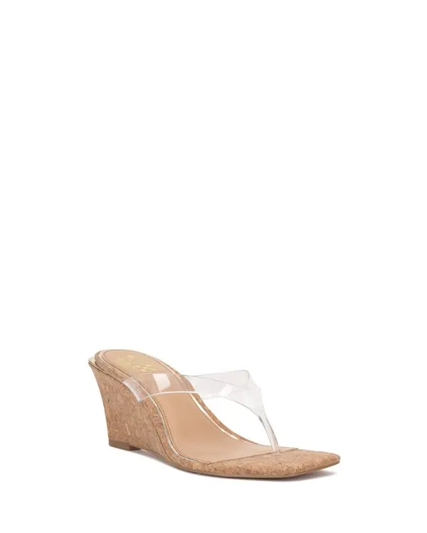 Vince Camuto Cianna Wedge Sandal - Clear