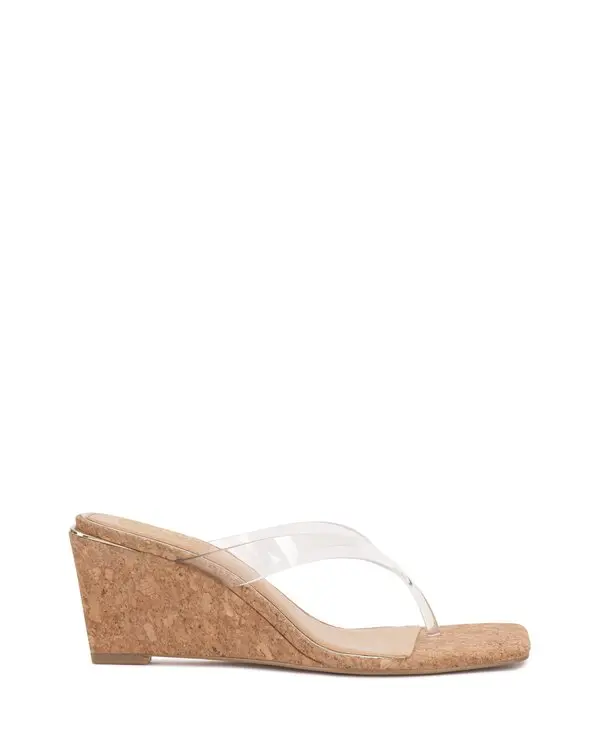 Vince Camuto Cianna Wedge Sandal - Clear