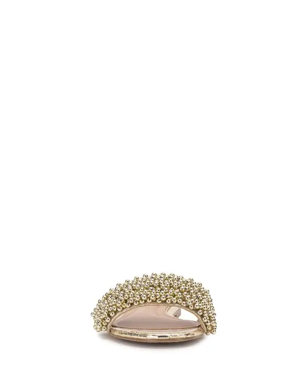 Vince Camuto Balea Beaded Sandals - Gold