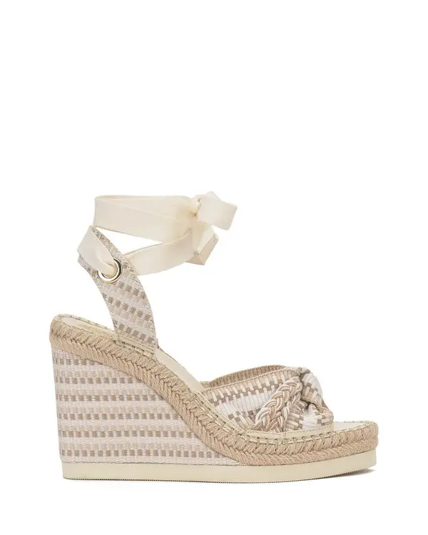 Vince Camuto Bealie Wedge Sandal - Ivory Multi