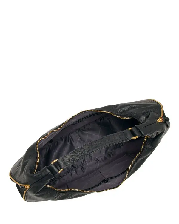 Vince Camuto Kaela Hobo Bag - Black Leather