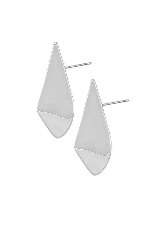 Vince Camuto Sculptural Dome Drop Earrings
