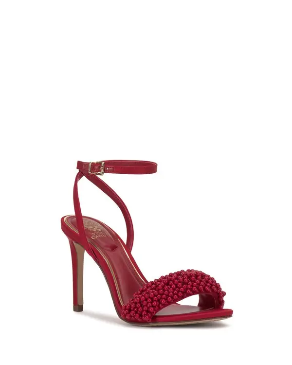 Vince Camuto Arleem Sandal - Flame Satin