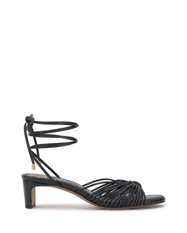 Vince Camuto Lory Kitten Heel Sandal - Black