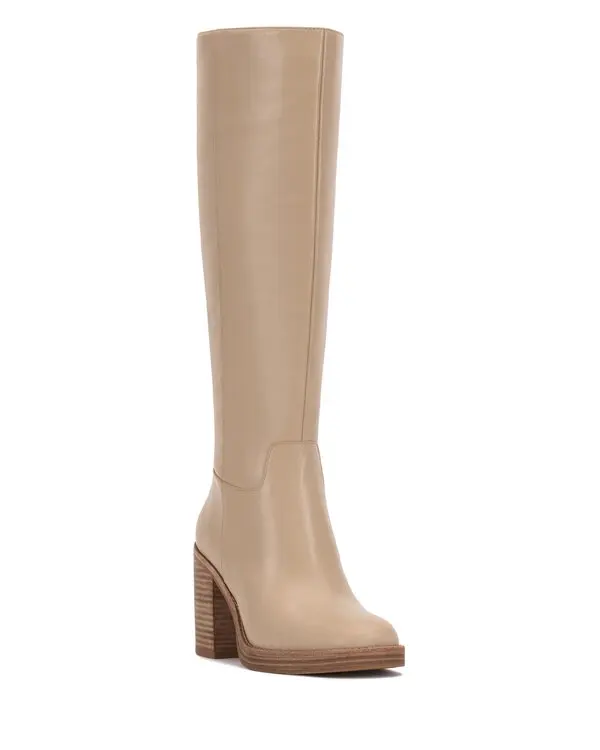 Vince Camuto Gibi Extra Wide Calf Knee High Boot - Soft Buff