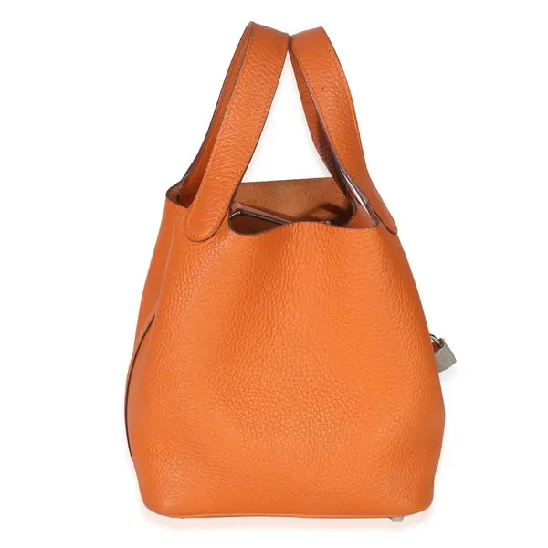 Hermès Picotin Lock 18 Phw - Orange
