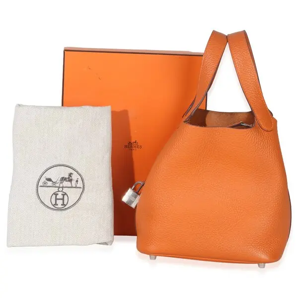 Hermès Picotin Lock 18 Phw - Orange