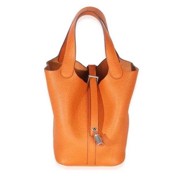 Hermès Picotin Lock 18 Phw - Orange