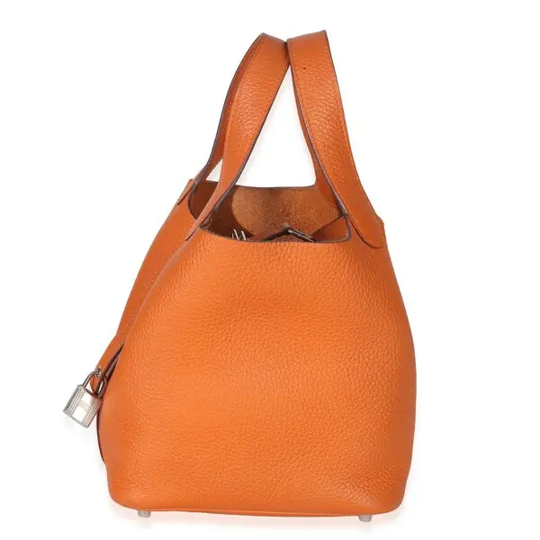 Hermès Picotin Lock 18 Phw - Orange