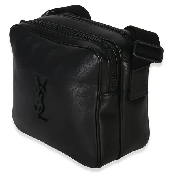 Saint Laurent Lambskin Monogram Niki Cube Camera Bag