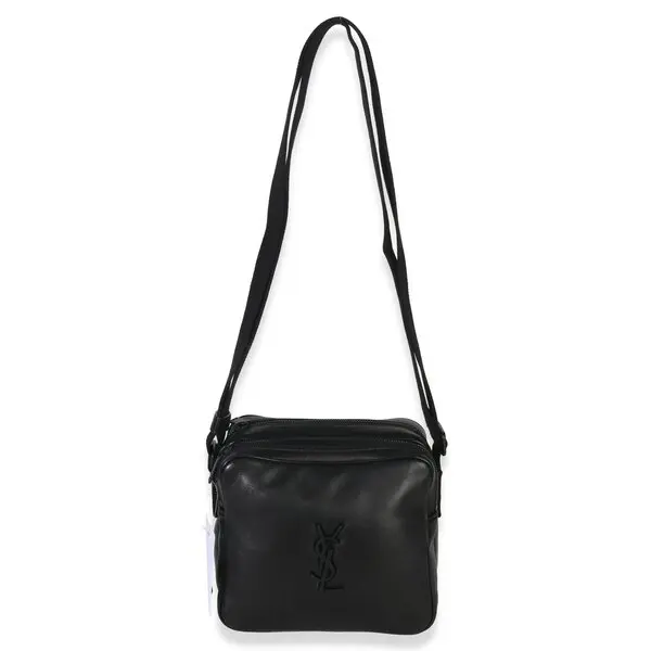 Saint Laurent Lambskin Monogram Niki Cube Camera Bag