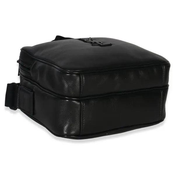 Saint Laurent Lambskin Monogram Niki Cube Camera Bag