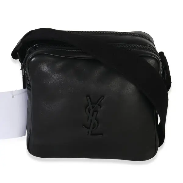 Saint Laurent Lambskin Monogram Niki Cube Camera Bag