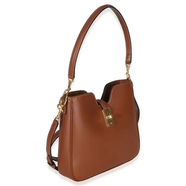Celine Smooth Calfskin Camille 16 Soft Shoulder Bag - Brown
